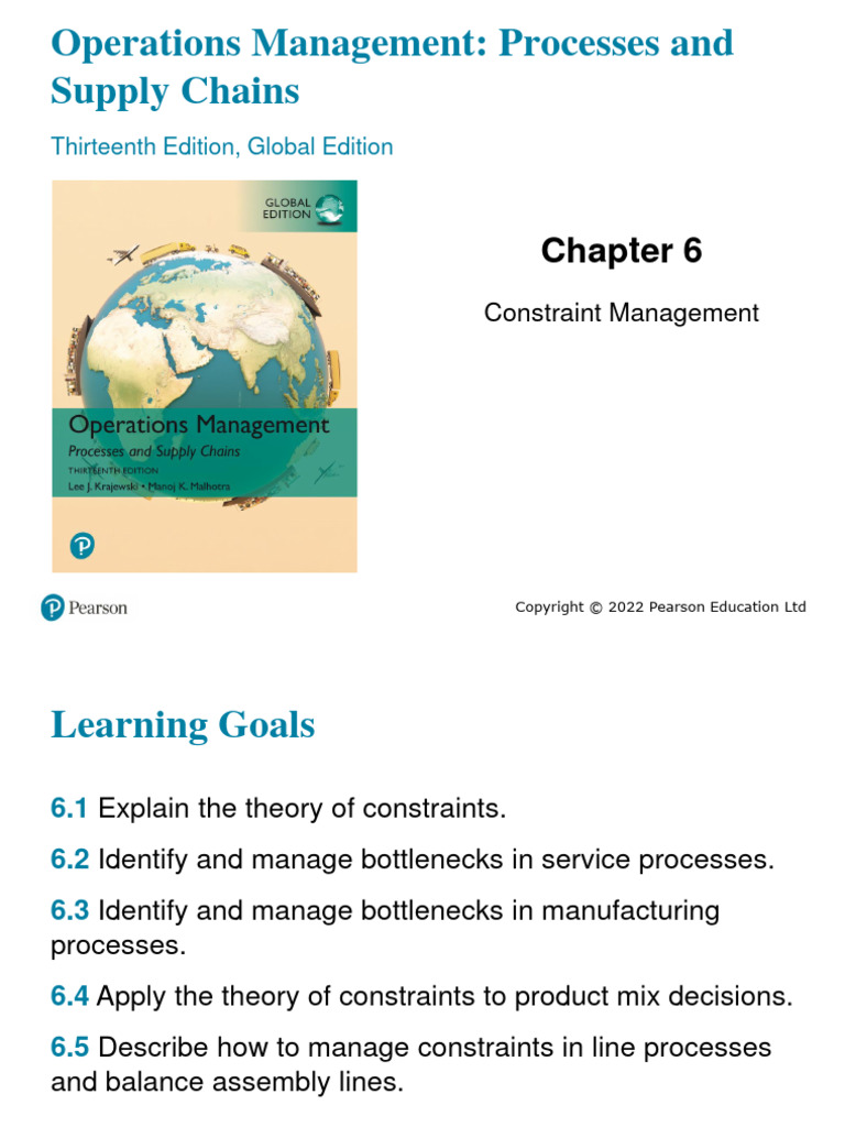 Constraint Management | PDF | Return On Investment | Business