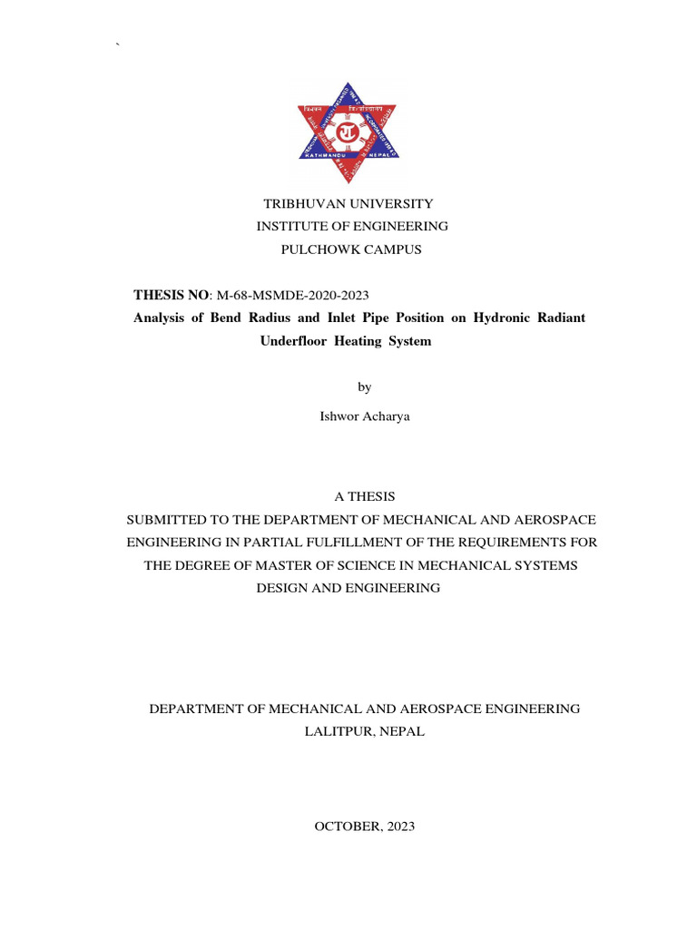Ishwor Acharya Master Thesis Mechanical and Aero Mechanical Systems ...
