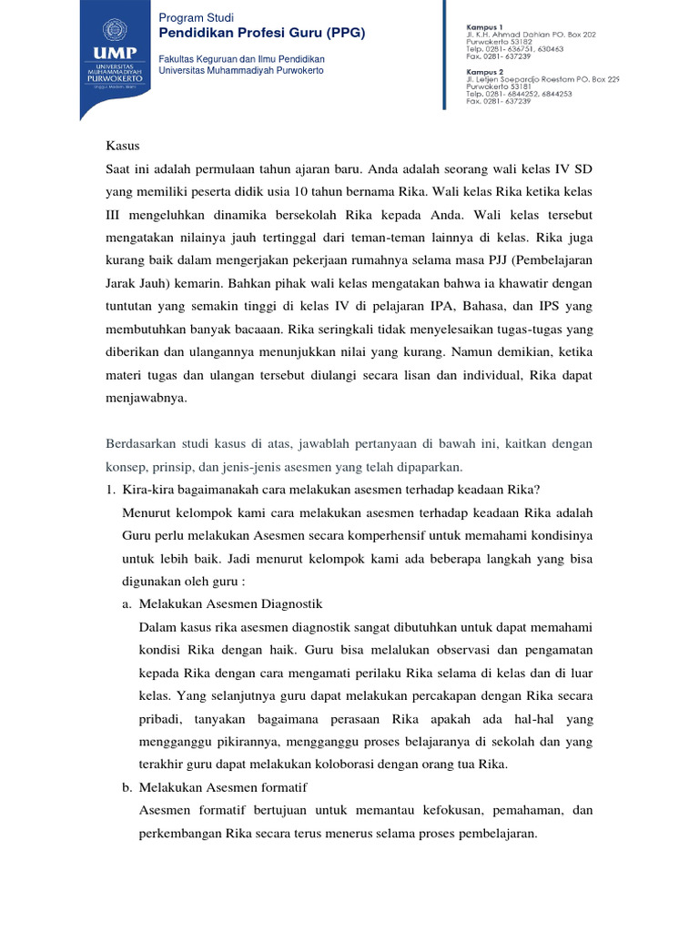 PPDP - Kelompok 1 - T3-4 Ruang Kolaborasi | PDF | Karier & Perkembangan