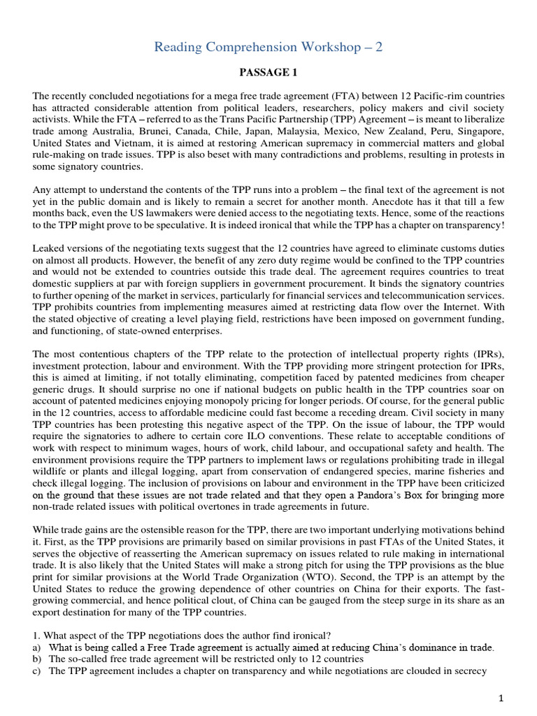 TPP Agreement: Trade Secrets and Impacts | PDF | Trans Pacific ...