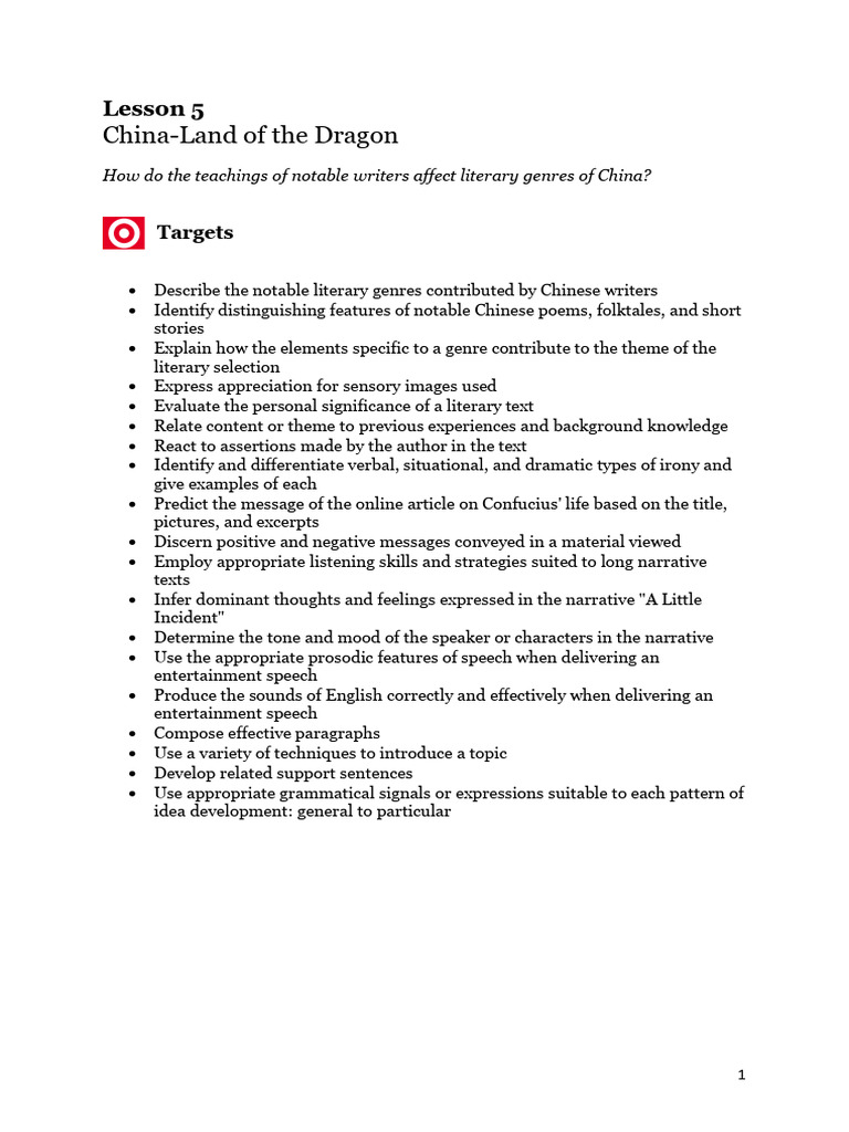 Exploring Chinese Literary Traditions | PDF | Confucius | Analects