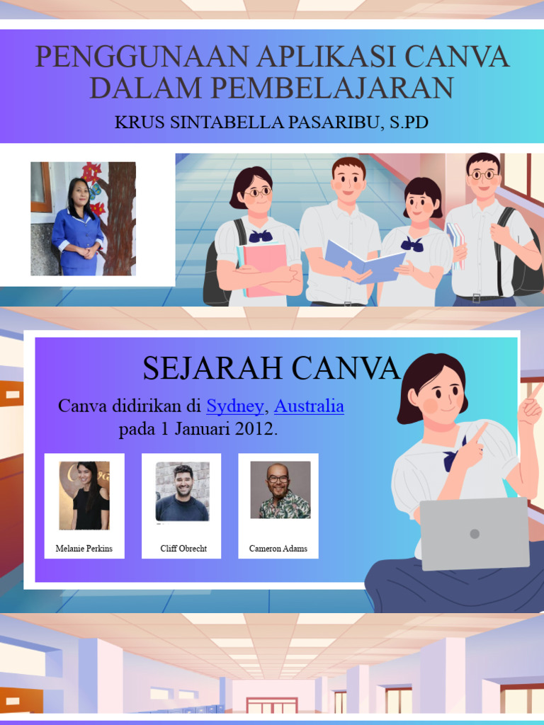 Penggunaan Aplikasi Canva Dalam Pembelajaran | PDF | Seni