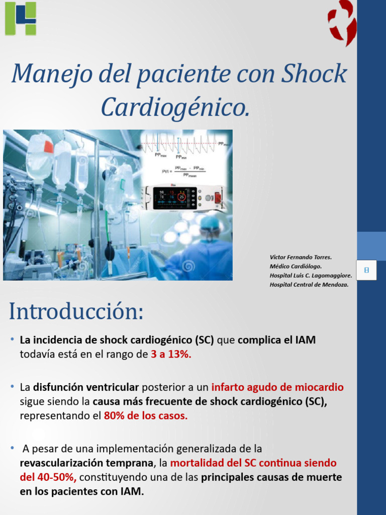 Manejo Del Paciente Con Shock Cardiogenico | Descargar gratis PDF ...
