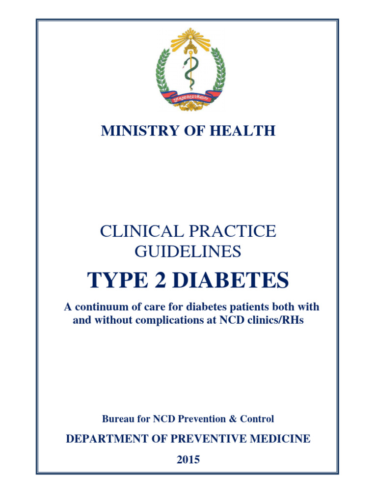 GL236 DM Guideline Moh en | PDF | Diabetes | Diabetes Management