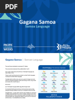Upu Amata Ai Lauga Faasamoa | PDF | Samoa
