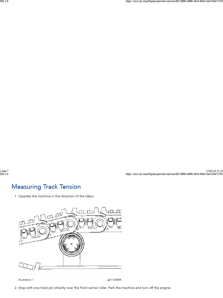 Track Tension Adjustment Guide | PDF | Valve | Mechanical Engineering
