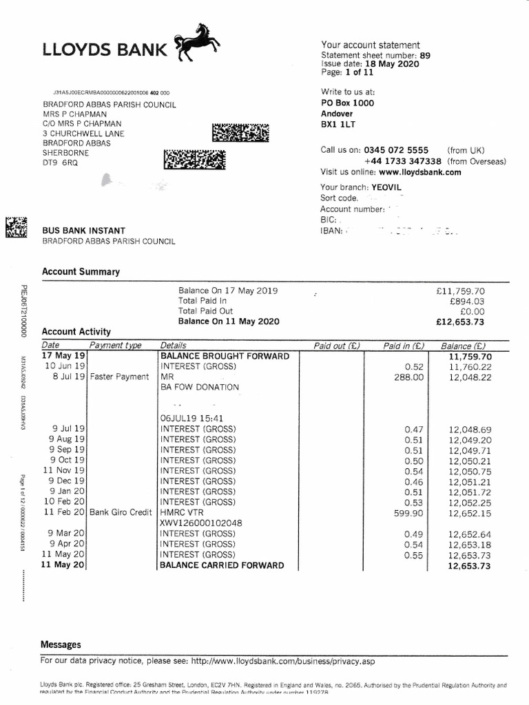 Deposit Acct Statement 2019 20 | Download Free PDF | Regulation ... Deposit Acct Statement 2019 20 | Download Free PDF | Regulation ...