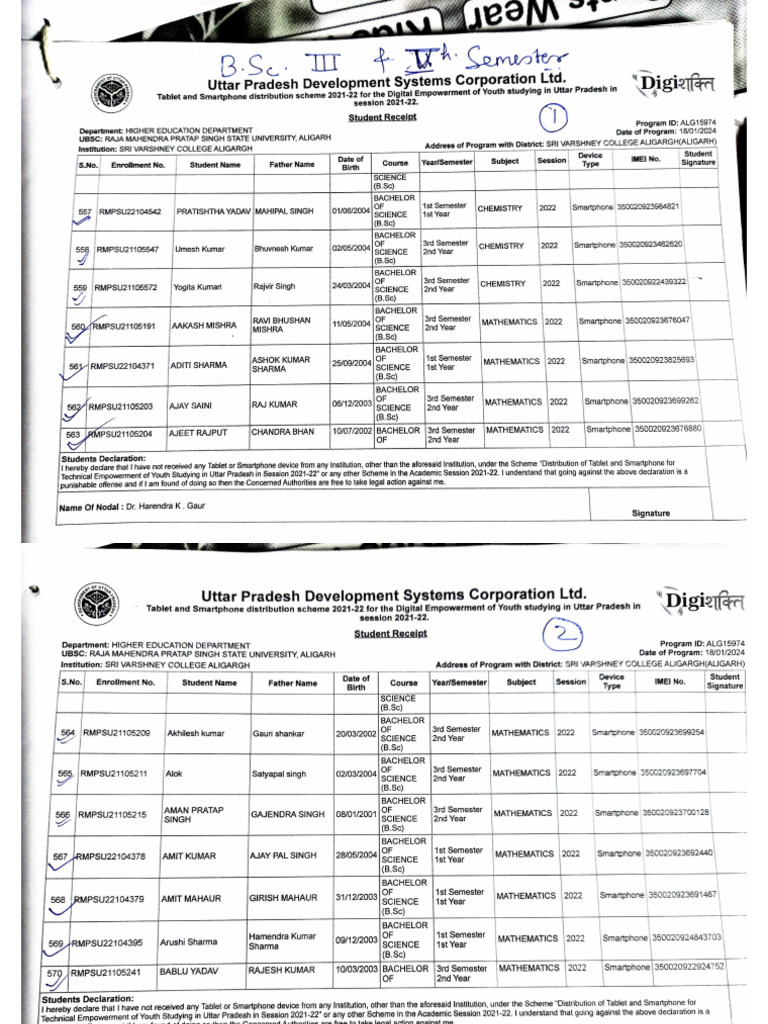 B.sc. Third $fifth Sem. Maths Group | PDF