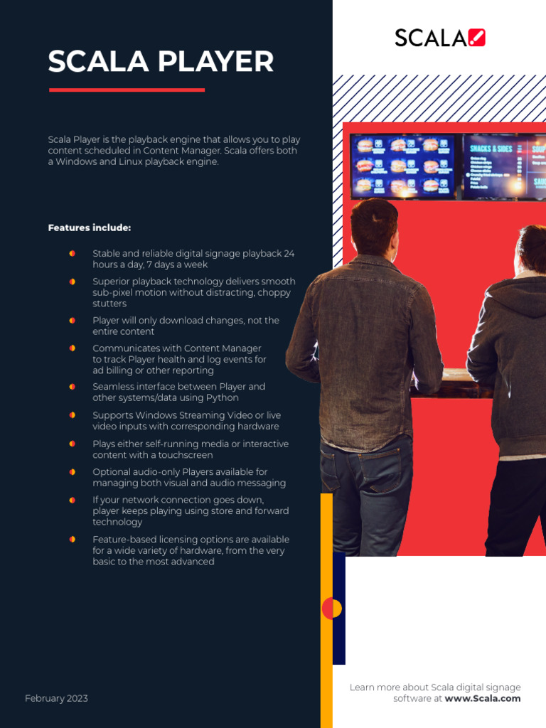 Scala Player: Reliable Digital Signage Playback | PDF | Computers