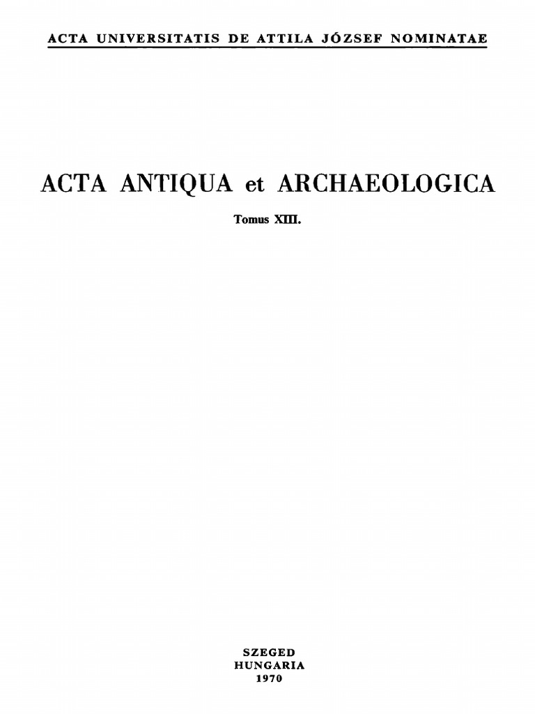 J. Harmatta - Studies in The History and Language of The Sarmatians ...