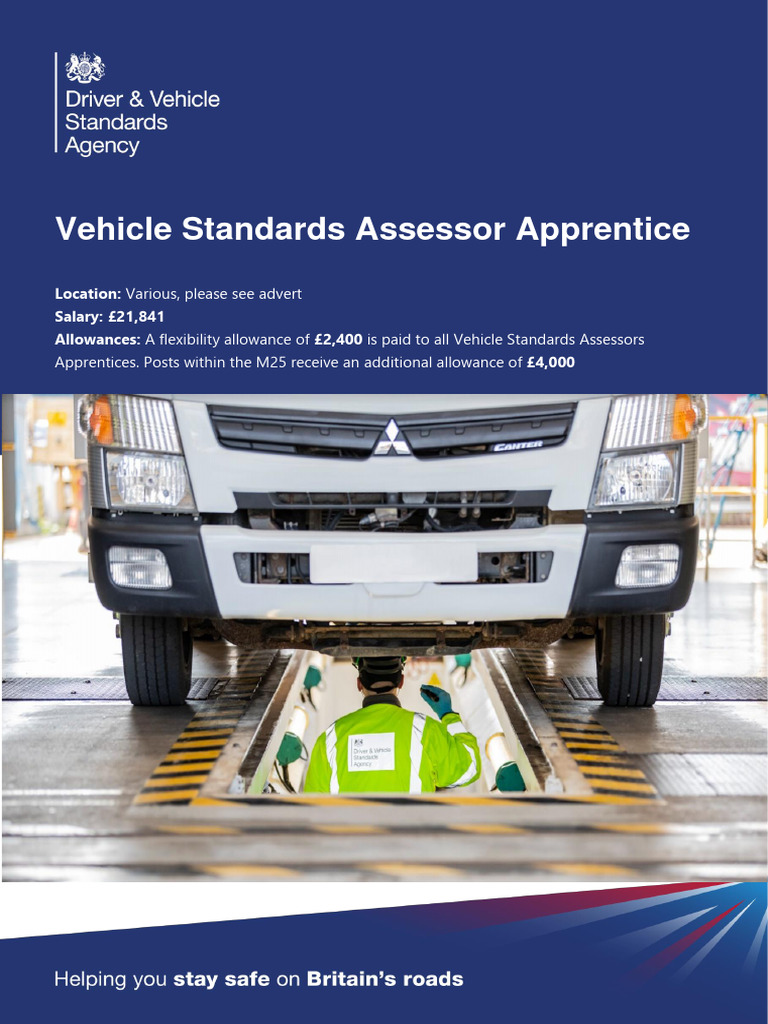 Vehicle Standards Assessor Apprentice | PDF | Safety | Employment