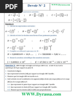Math 2AC - Semestre 2 Devoir 1 Modèle 1 - AlloSchool | PDF | Mathématiques élémentaires | Triangle