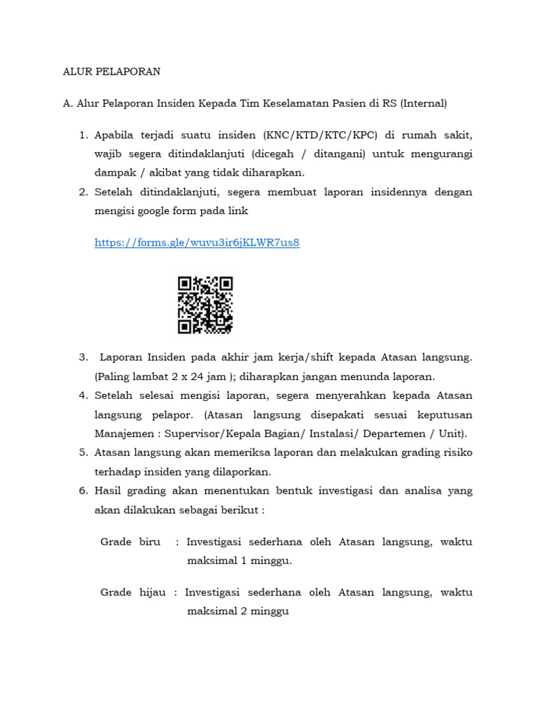 Alur Pelaporan | PDF | Teknologi & Rekayasa