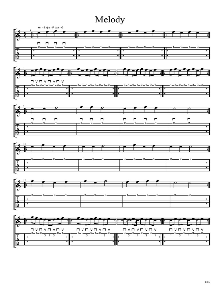 Melody | PDF