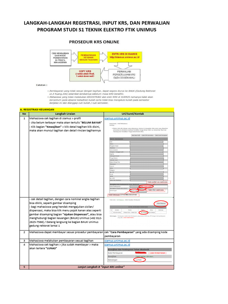 Alur Registrasi-Input Krs-Perwalian | PDF