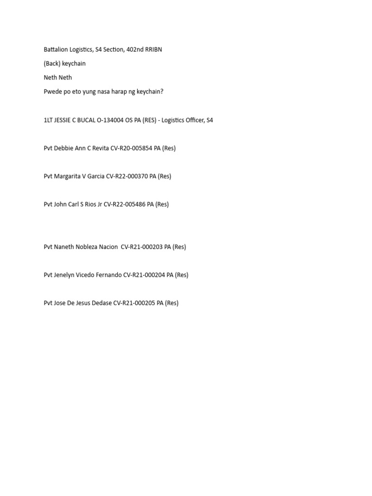 Battalion Logistics | PDF