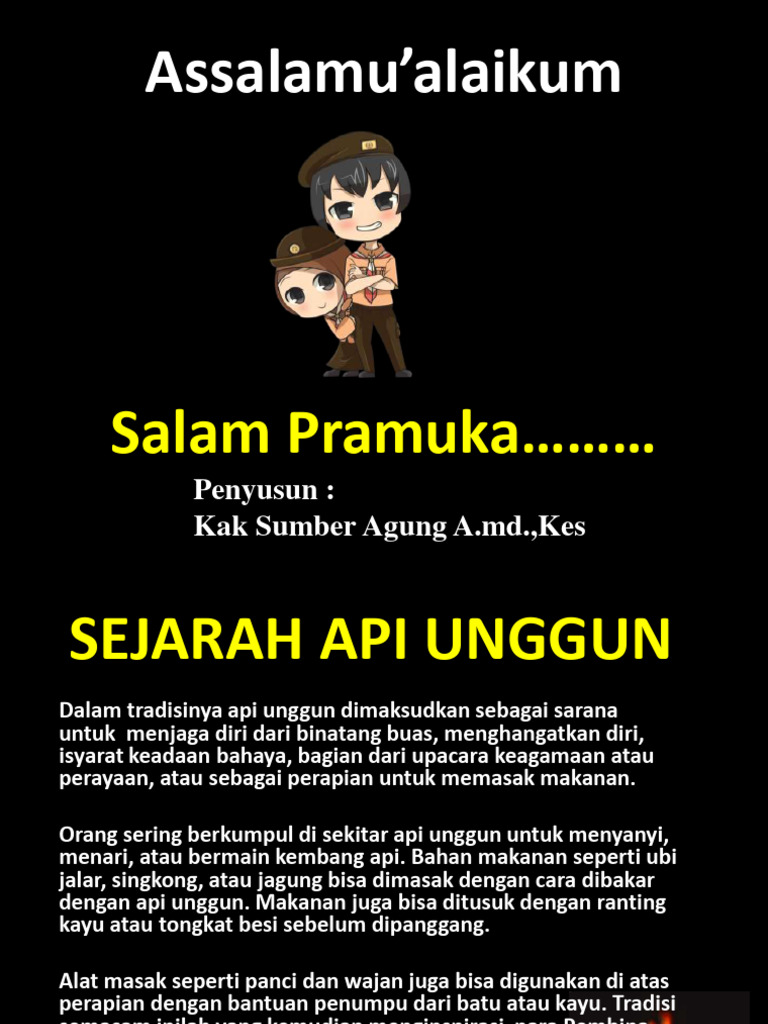 Sejarah Api Unggun | PDF | Griya & Taman | Agama & Spiritualitas