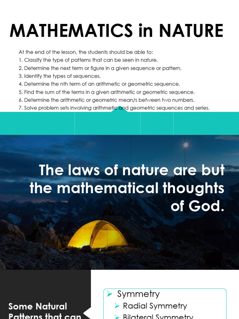 CH 1 (GEMMW) - Math in Nature | PDF | Pattern | Symmetry