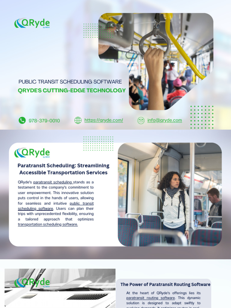 Public Transit Scheduling Software | PDF | Business