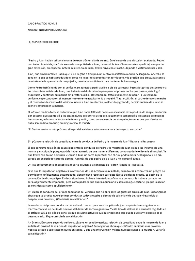 Caso Práctico Núm 5 | PDF