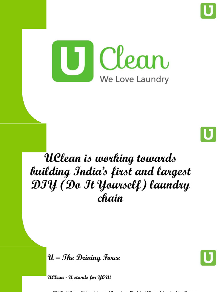 Uclean Presentation | PDF | Franchising | Brand