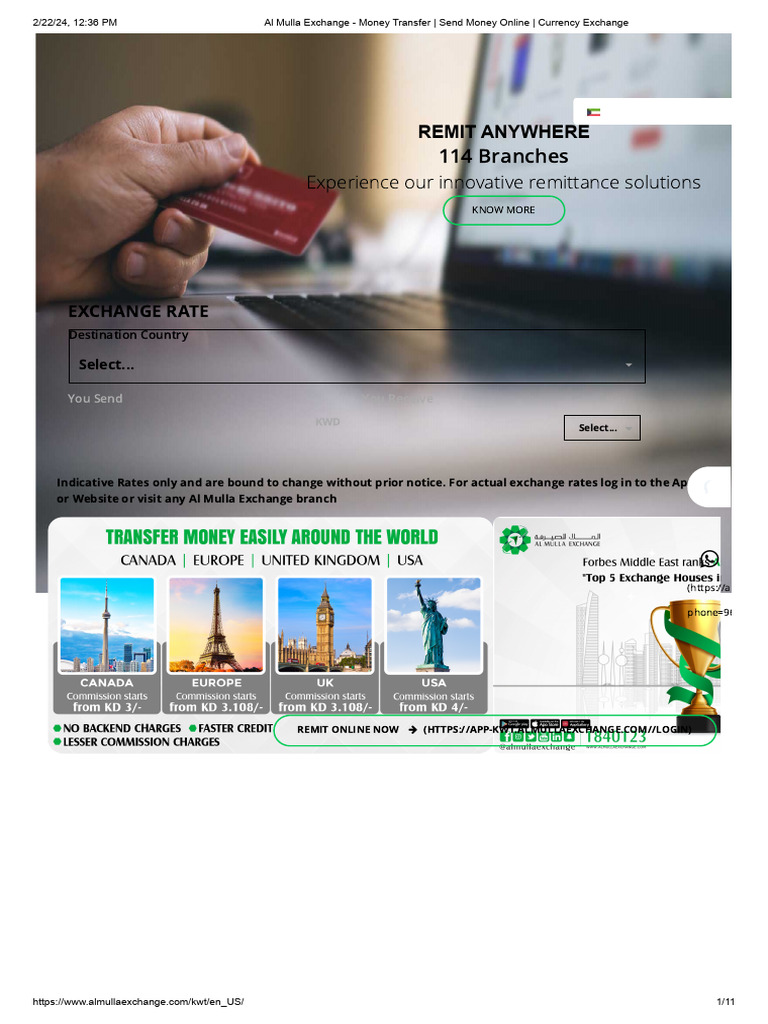 Money Transfer | Download Free PDF | Foreign Exchange Market | Remittance