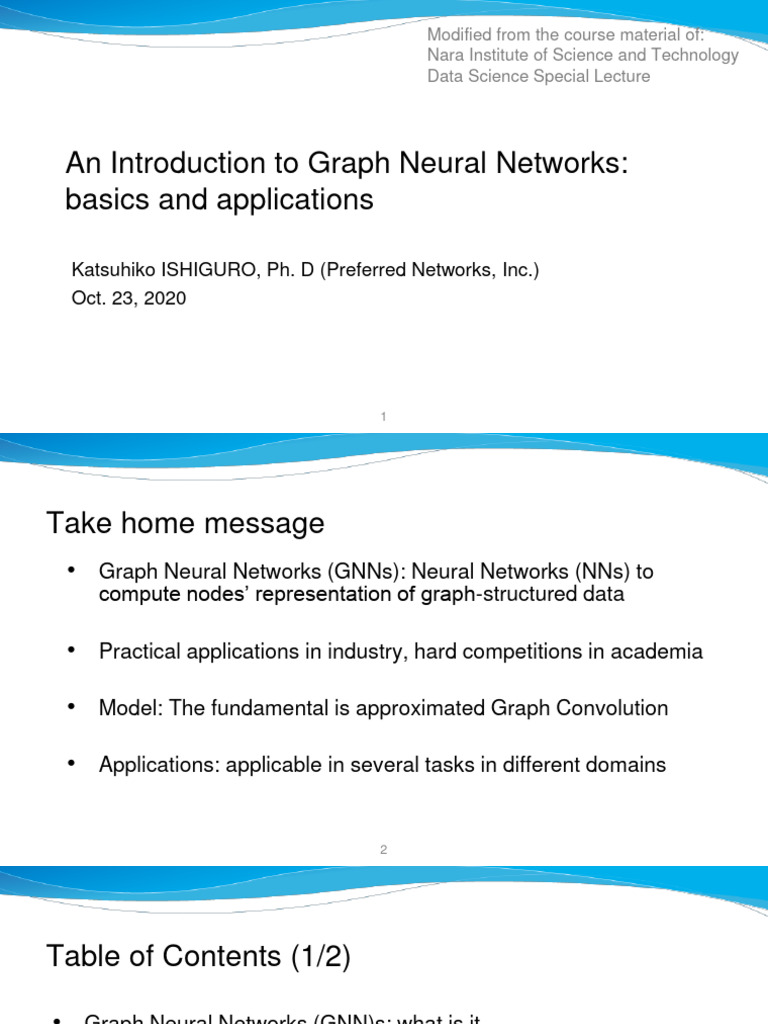 Introduction to Graph Neural Networks | PDF | Eigenvalues And Eigenvectors | Mathematical Objects