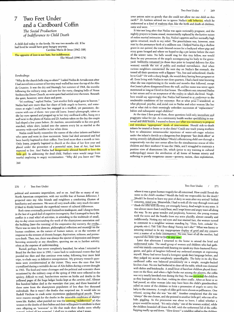 Death Without Weeping | PDF