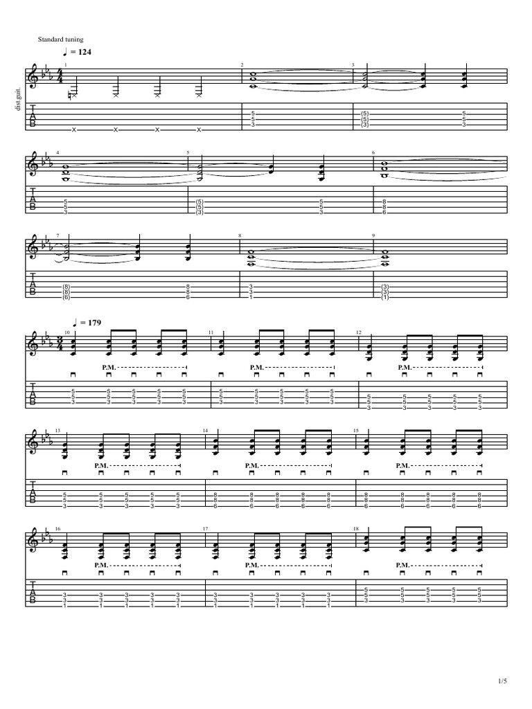 Standard Guitar Tuning Guide | PDF