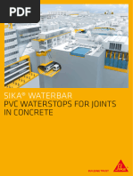 Sika Waterbar® FB-125 Overview | PDF | Concrete | Industrial Processes