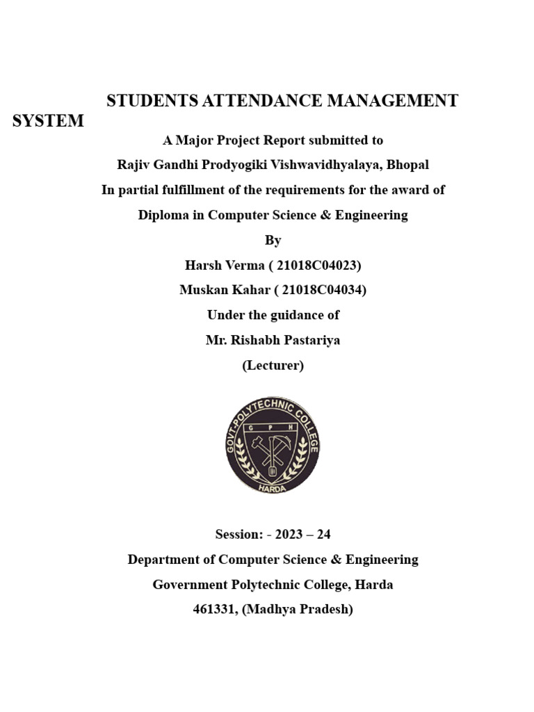 Student Attendance Software | PDF | Databases | Usb Flash Drive