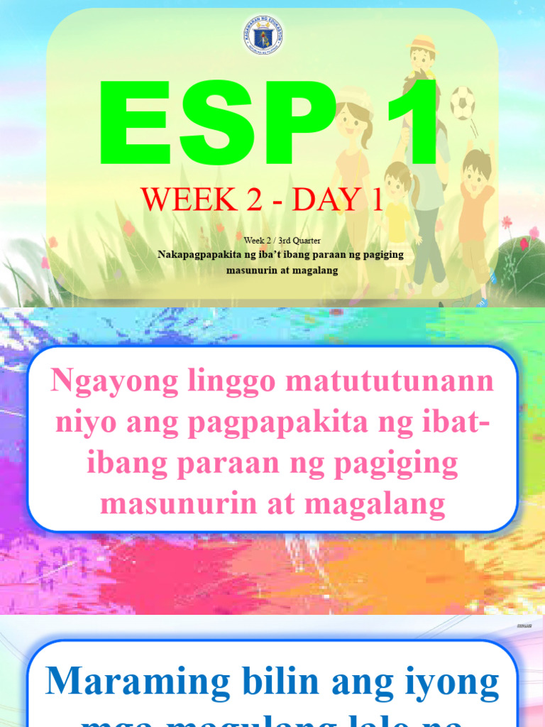 Q3 Esp1 Week 2 | PDF