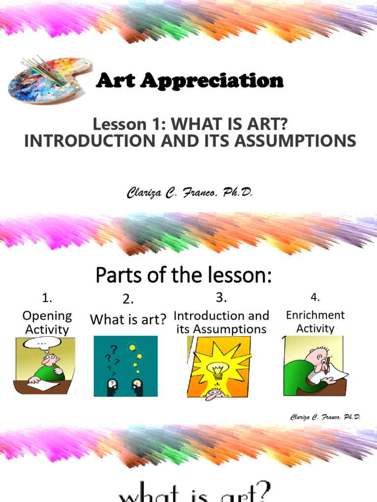 Lesson 1 Art App | PDF
