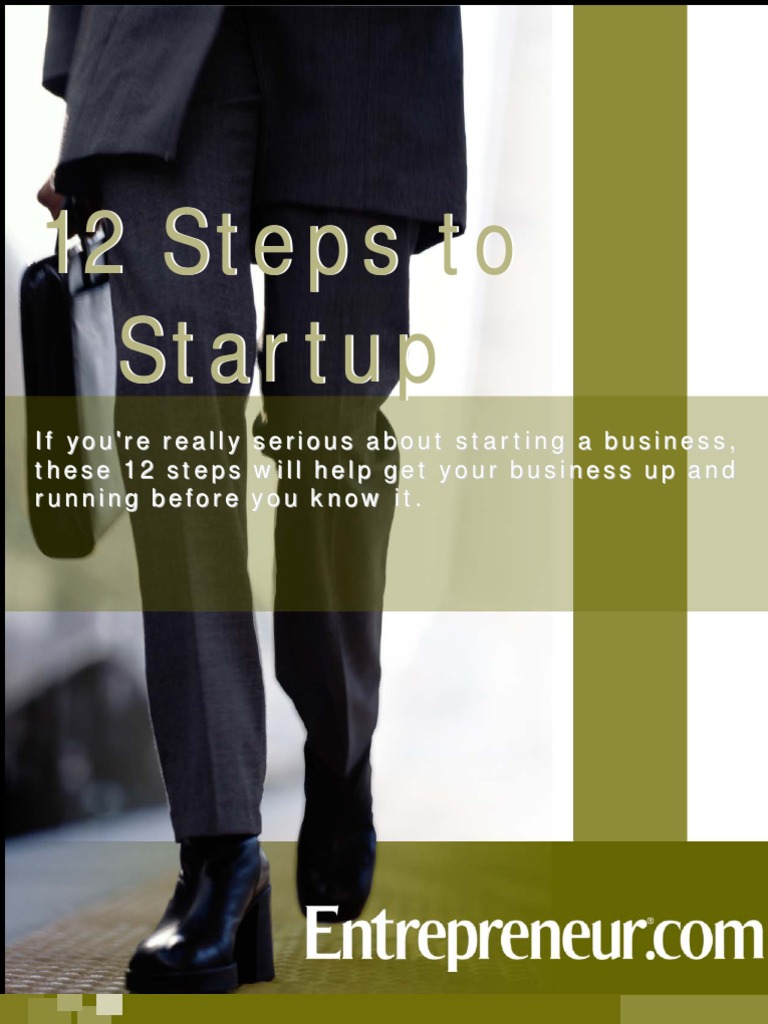 12 Steps To Start | PDF | Startup Company | Small Business & Entrepreneurs