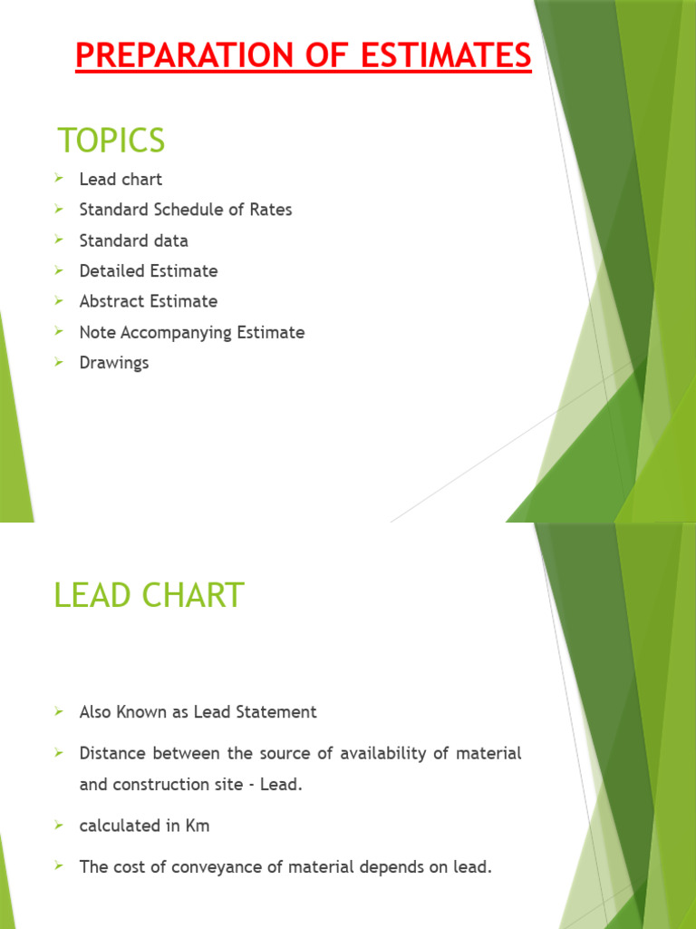 Day 1 Session 3 Preparation of Estimates | PDF | Quantity ...