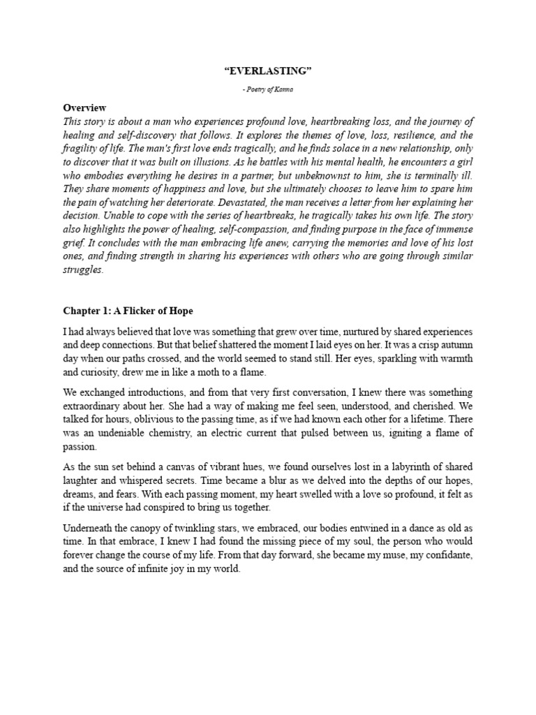 EVERLASTING | PDF | Grief | Love
