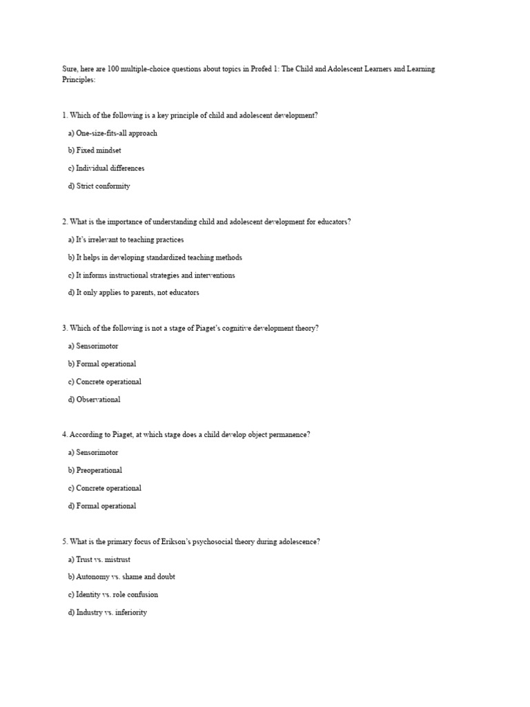 Profed 1 | PDF | Educational Assessment | Memory