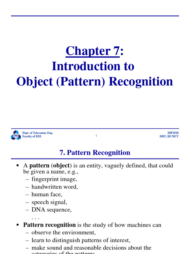 IAP-Chapter7-2018 | PDF | Pattern Recognition | Artificial Intelligence