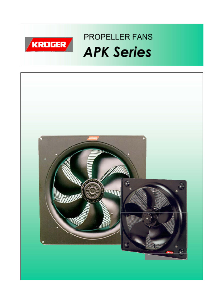 Kruger - APK Propeller Fan | Download Free PDF | Electricity | Machines