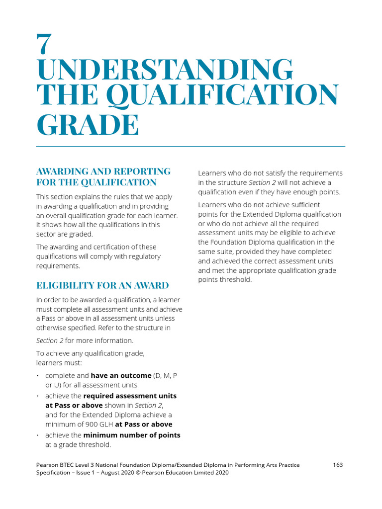 Performing Arts Practice - Grade Calculator | PDF | Educational Stages | Qualifications