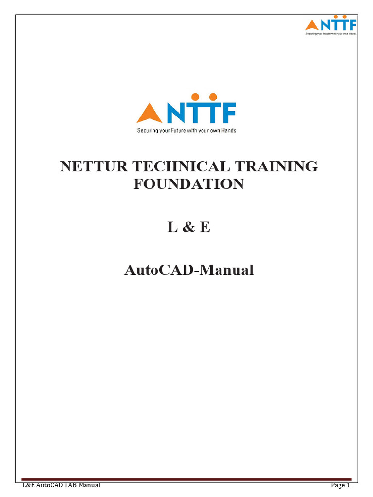 Auto Cad Lab Pdf Auto Cad Computer Aided Design