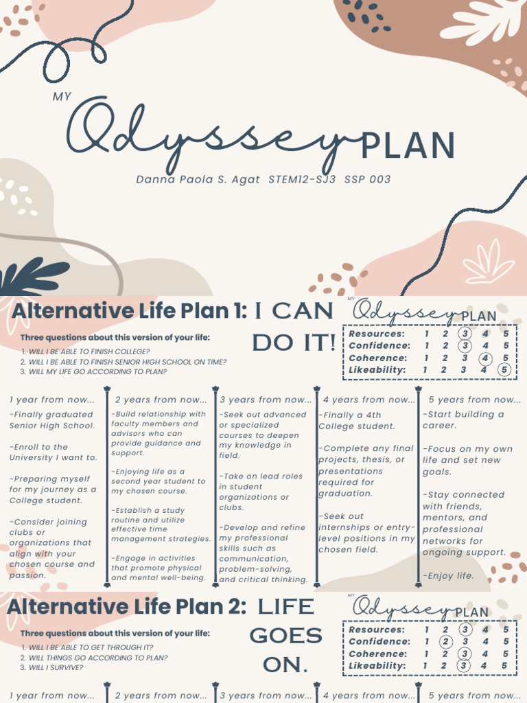 Odyssey Plan | PDF | Mentorship | Health Care