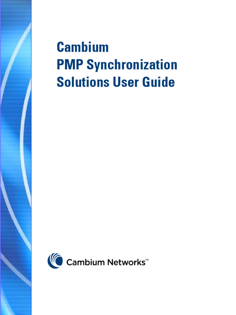 PMP Synchronization Solutions User Guide v6 | PDF | Electromagnetic Interference | Global ...