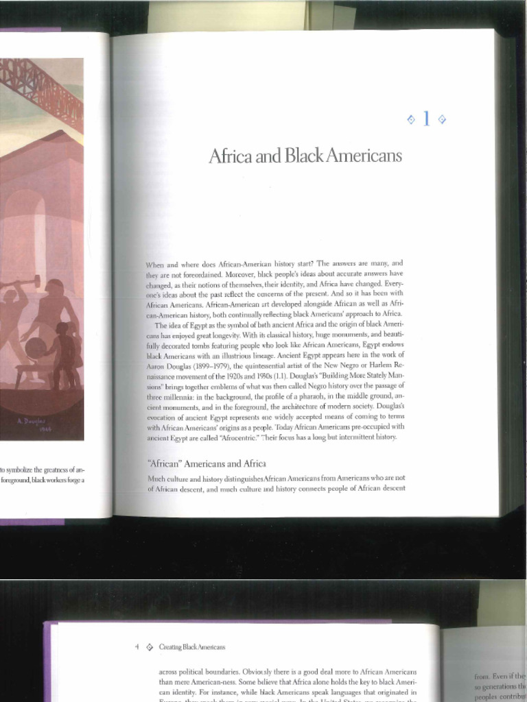 Painter, Creating Black Americans, Chapter 1 & 3 | PDF