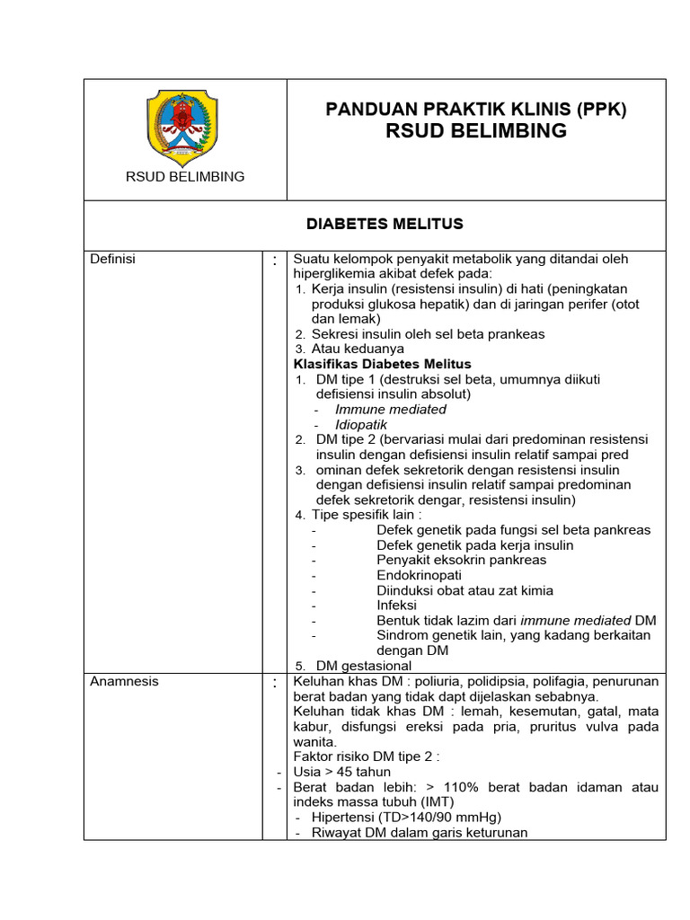 PPK DM Tipe 2 | PDF