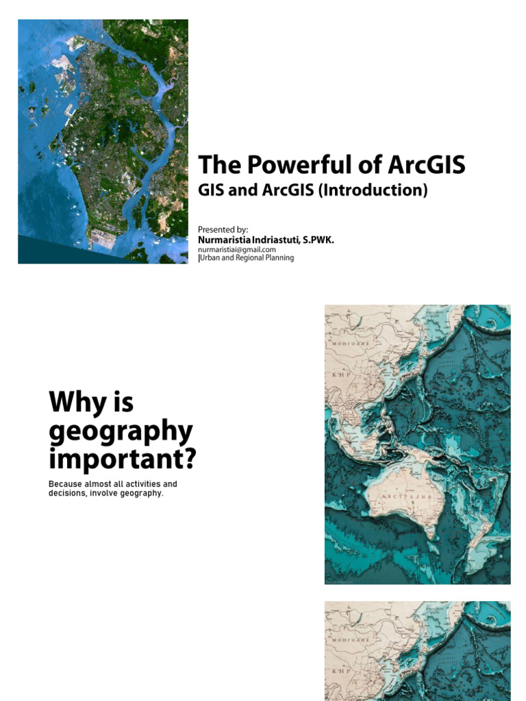 The Powerful of ArcGIS 1 | PDF | Arc Gis | Geographic Information System