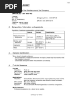 R32 Refrigerant Safety Data Sheet | PDF | Dangerous Goods | Safety
