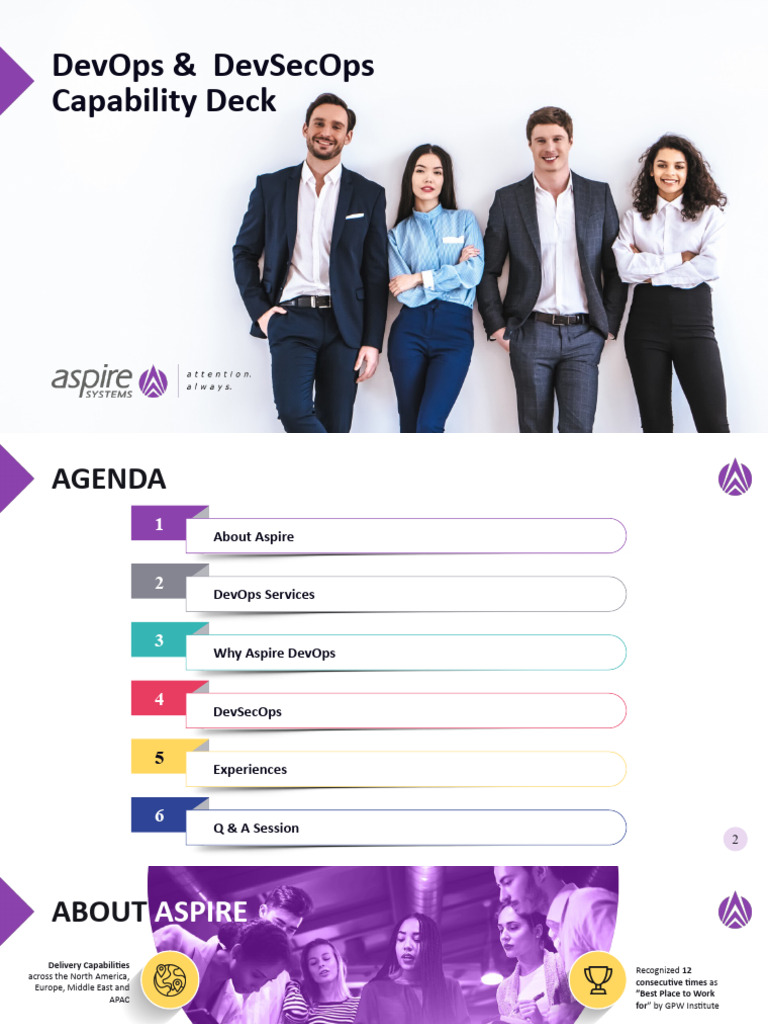 DevOps Capability Deck Aspire 2024 | PDF | Security | Computer Security