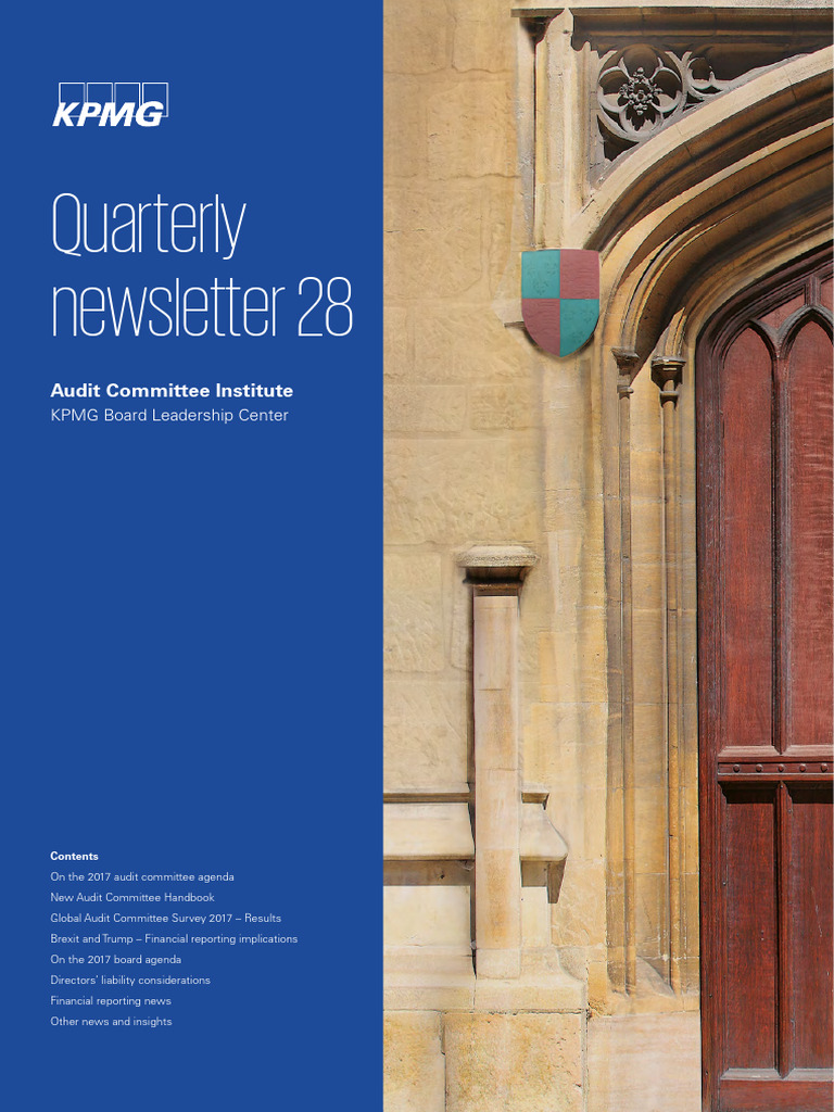 2017 Audit Committee Insights Newsletter | PDF | Audit | Audit Committee