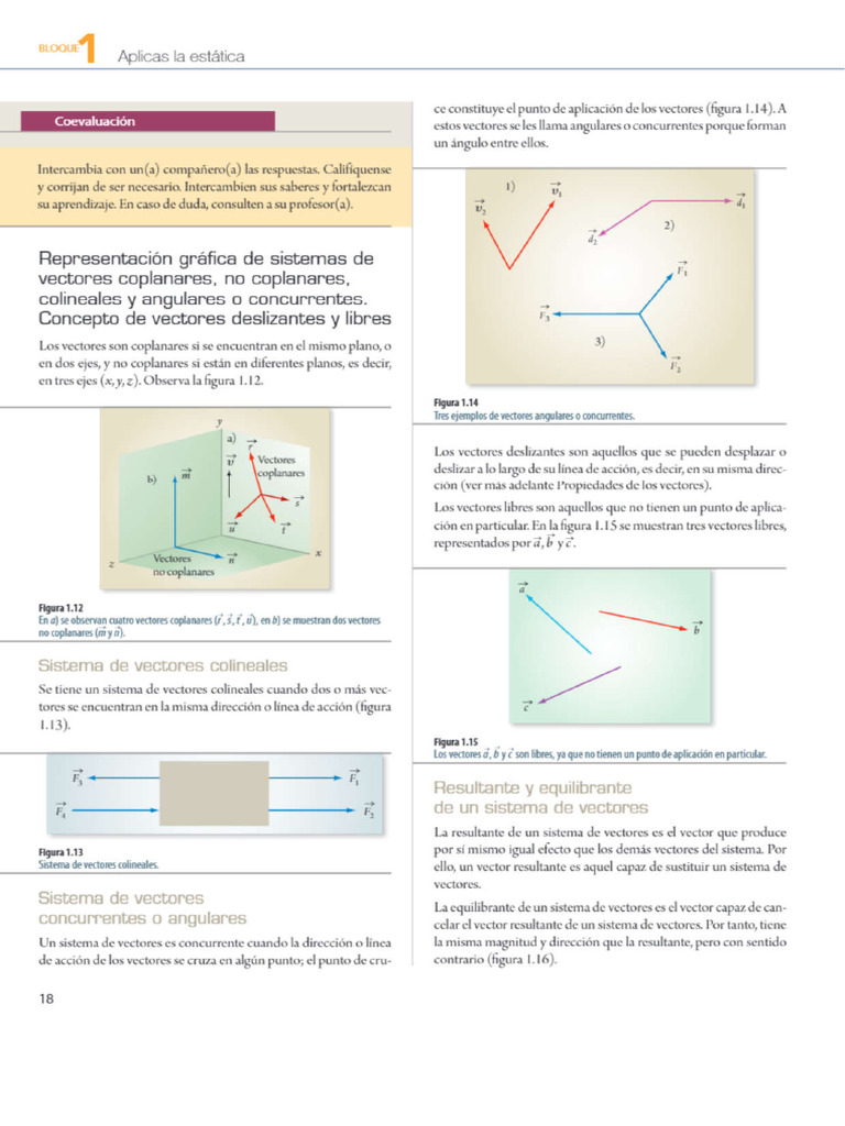 Sistemas de Vectores | PDF